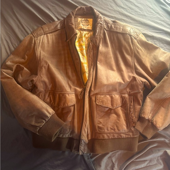 G-III | Jackets & Coats | Giii Global Identity Leather Fashions Aviator ...